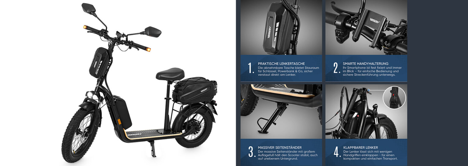 VIRON XI-1500-EEC-Max Range - Viron-Scooter